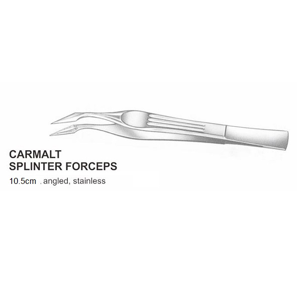 Carmalt Splinter Forceps Angled - Optimal Medical Products Pte Ltd